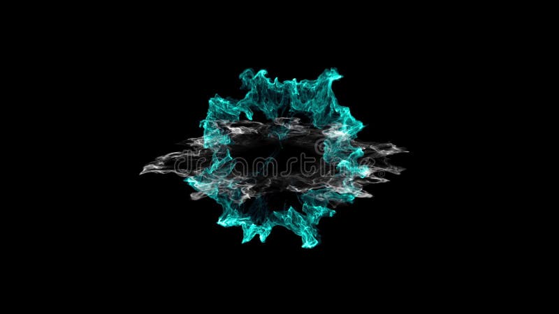 Explosion Shockwave Effect and Divergent Wave Isolated on Black ...