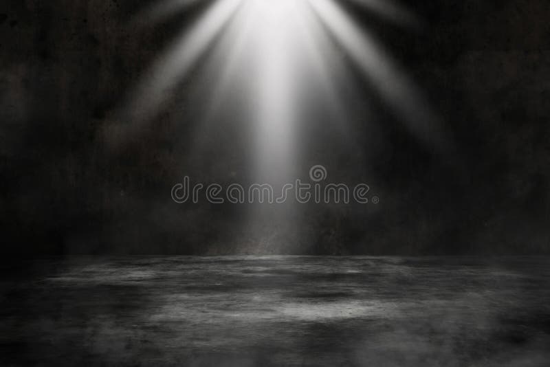 3D Smokey Grunge Style Interior Stock Illustration - Illustration of ...