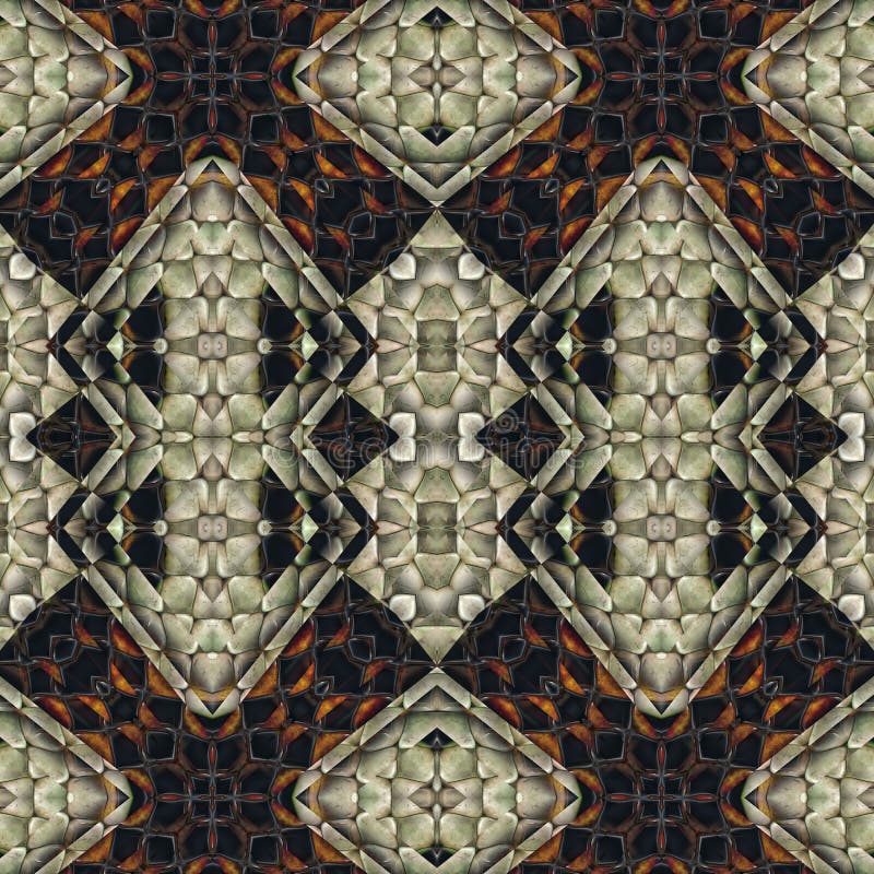 3d Snake Skin Geometric Pattern Stock Illustration - Illustration of ...