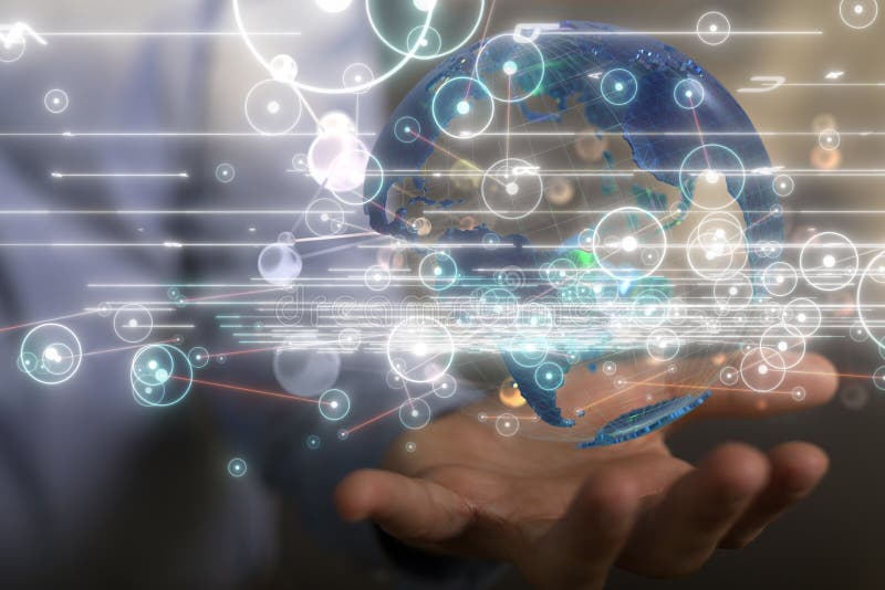 A 3d Social Human Connection Concept Stock Photo - Image of space ...