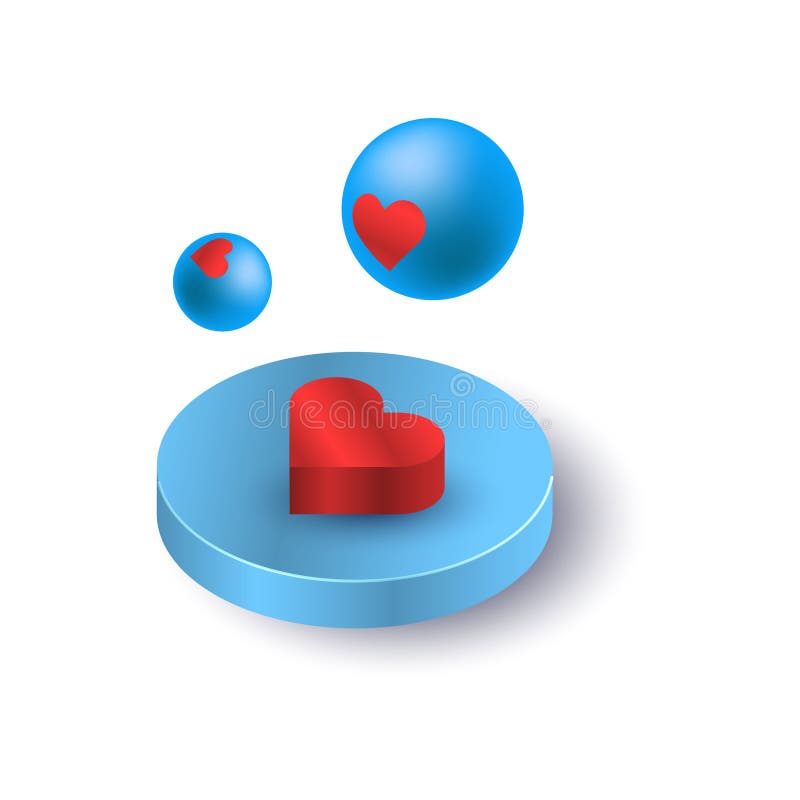 3D Social Media Platform Icon Illustration Stock Vector - Illustration ...