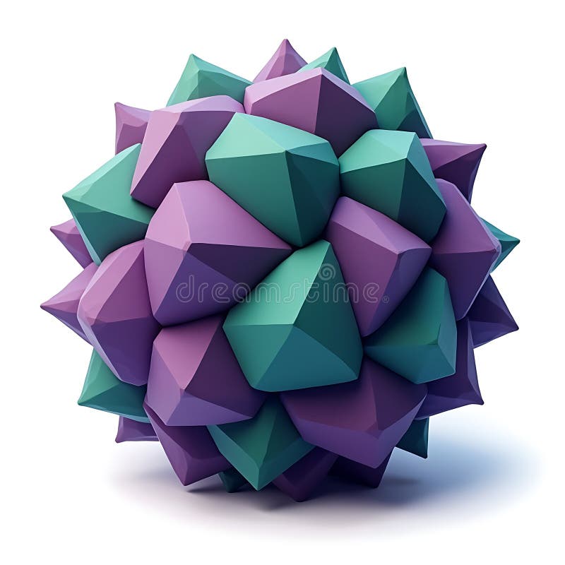 3D Soft Plush Ball with Fluffy Texture Stock Illustration ...