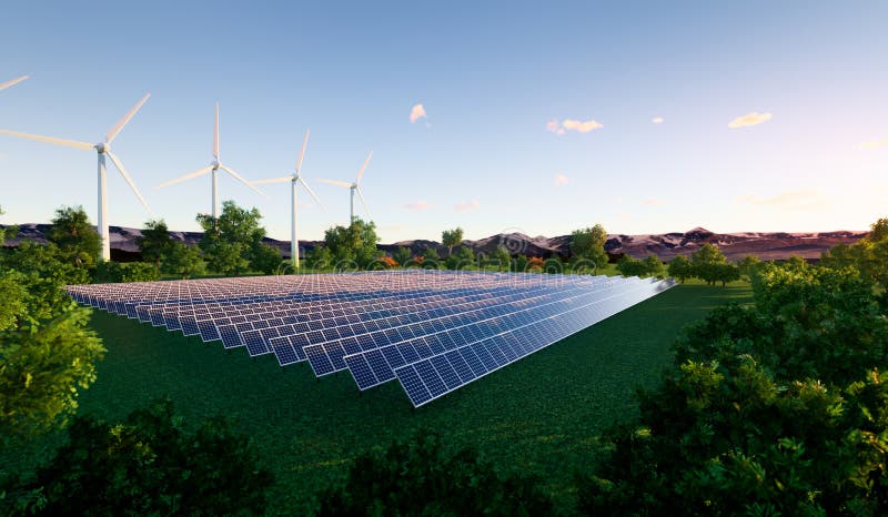 3d Solar Farm Stock Illustrations – 980 3d Solar Farm Stock ...