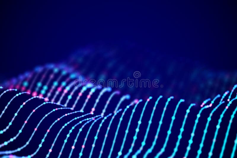 3D Sound Waves with Colored Dots. Big Data Abstract Visualization Stock ... 3D Sound Waves with Colored Dots. Big Data Abstract Visualization Stock ...
