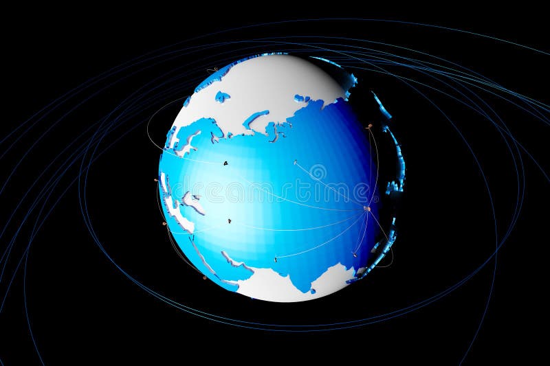Future Earth Technology, Earth Network Information Transmission Stock ...