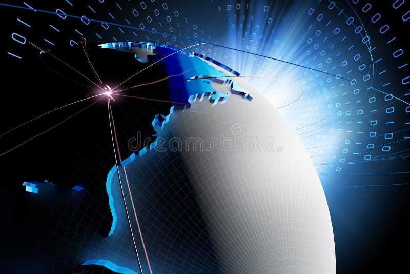 Technology Earth and Big Data Transmission and Storage, Interconnected ...