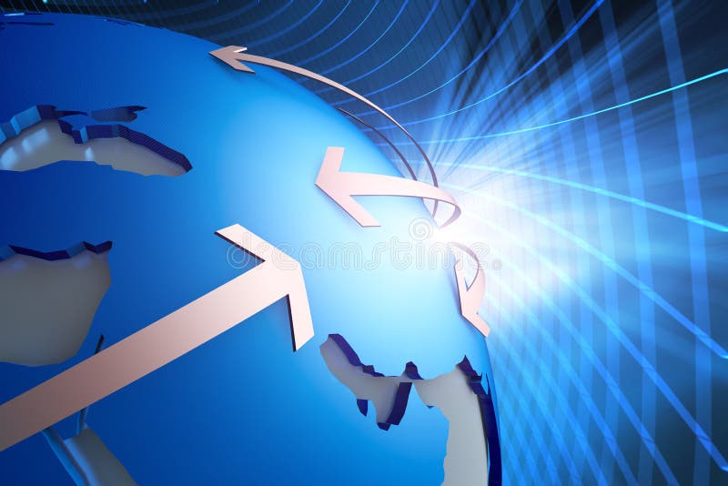 Future Earth Technology, Earth Network Information Transmission Stock ...