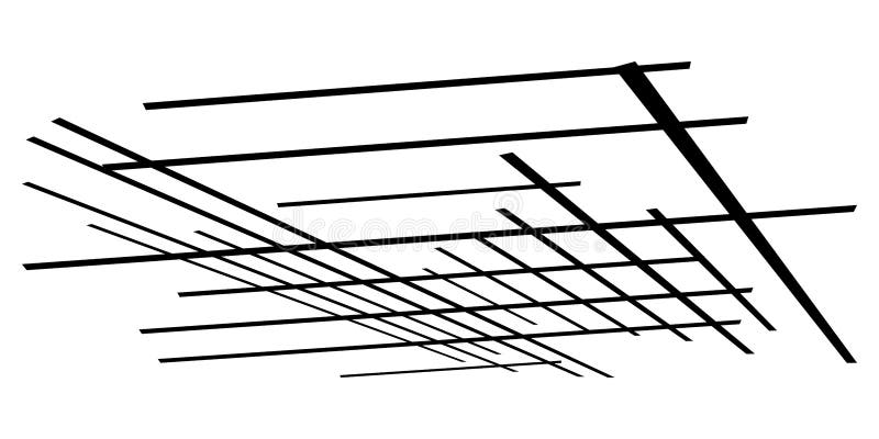 3d Spatial Grid, Mesh, Grating and Lattice Abstract Geometric Shape, Element. Intersecting Lines ...
