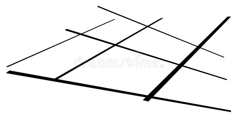 3d Spatial Grid, Mesh, Grating and Lattice Abstract Geometric Shape ...