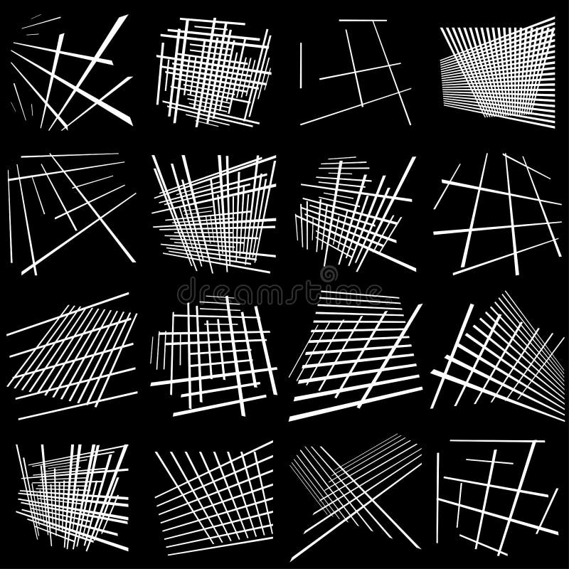 3d ,spatial Grids, Meshes. Interlace, Interlocking, Intersecting Lines ...
