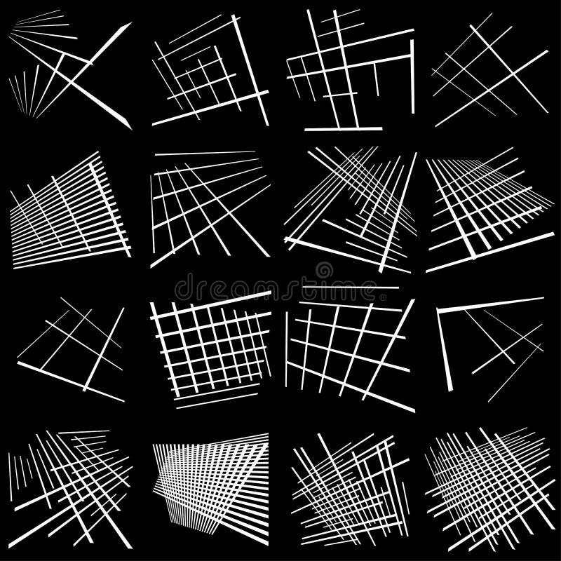 3d ,spatial Grids, Meshes. Interlace, Interlocking, Intersecting Lines ...