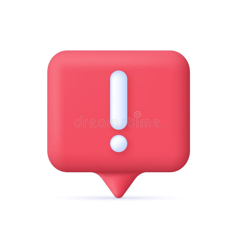 Attention - Error - Warning Folder Icon Stock Vector - Illustration of ...