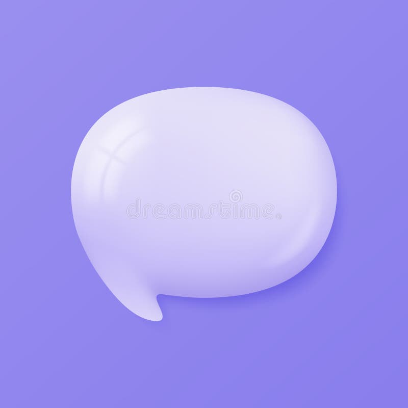 3d Speech Bubbles. Conversation To Comment Stock Vector - Illustration ...