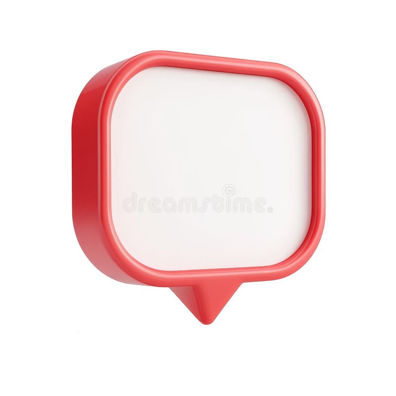 3d Speech Text Box for Discussing and Giving Advice To Customers on ...