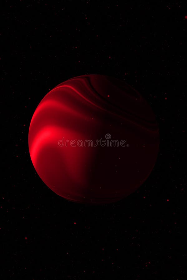 3d Sphere or Abstract Bubble Isolated on Black Background. Vertical ...