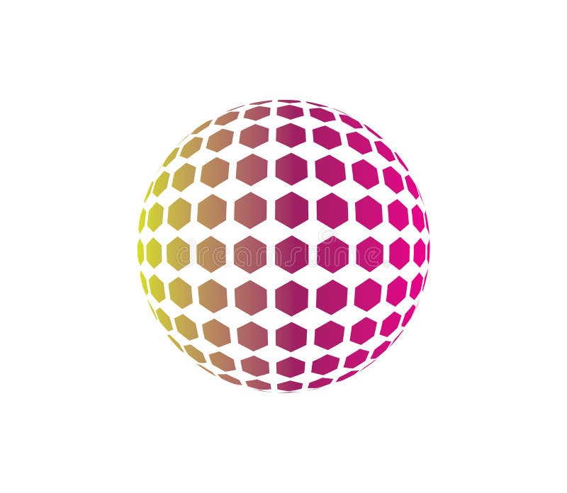 3d Sphere Globe High Technology Digital Network Vector Logo Design ...