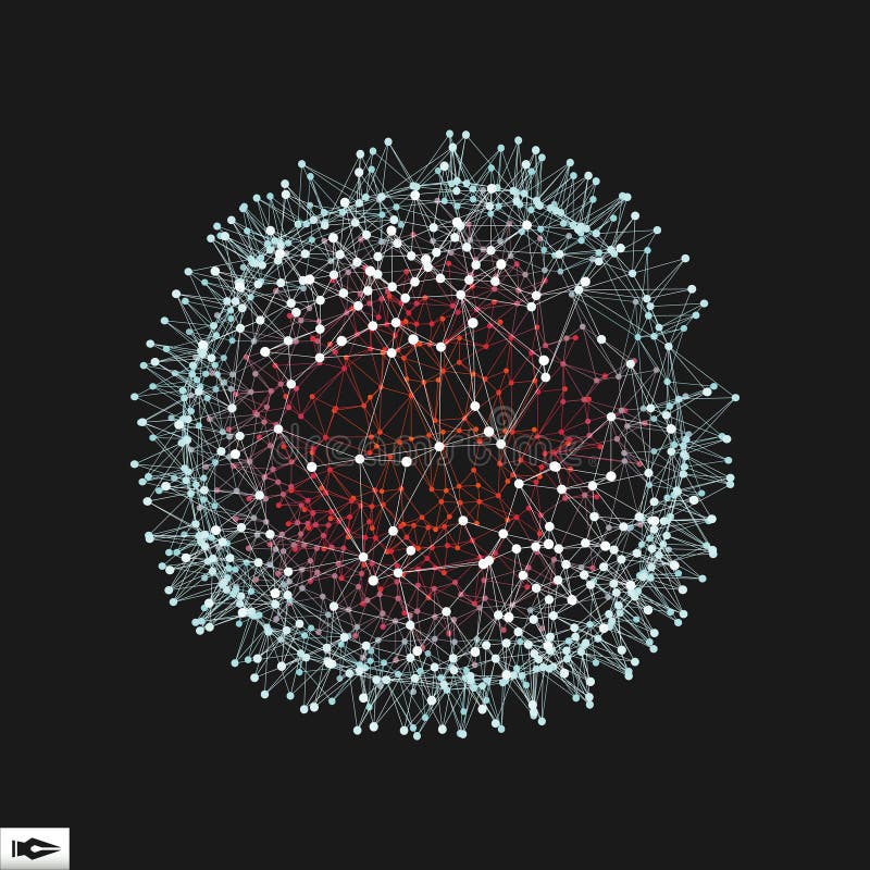 3d Sphere. Technology Concept Stock Vector - Illustration of network ... 3d Sphere. Technology Concept Stock Vector - Illustration of network ...