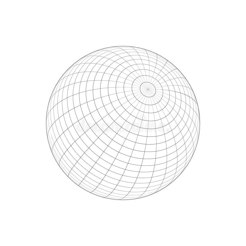 3d Sphere Outline