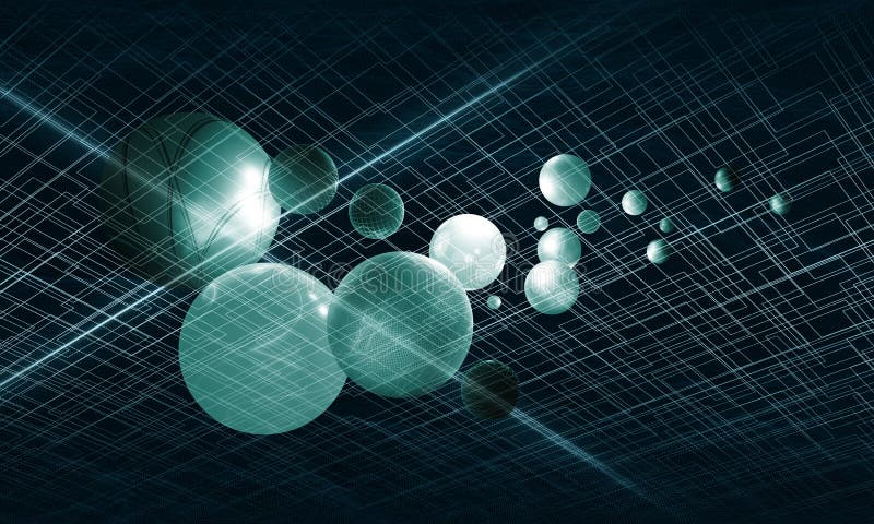 3d Spherical Illustration and Pattern of Celebration, Abstract ...