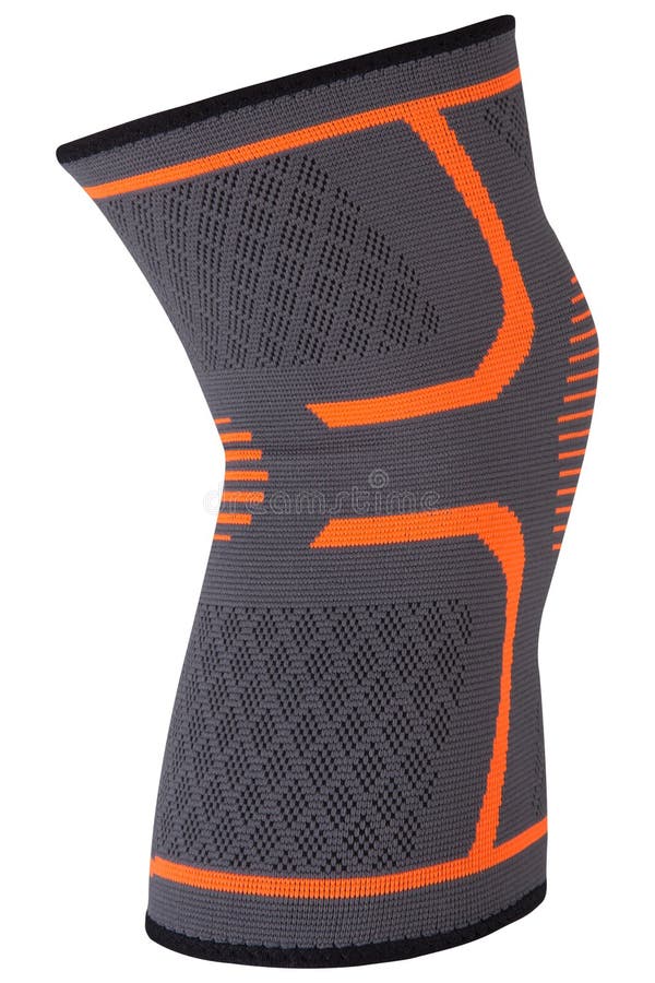 Sports Knee Pad with Blue Stripes, To Support and Protect the Knee ...