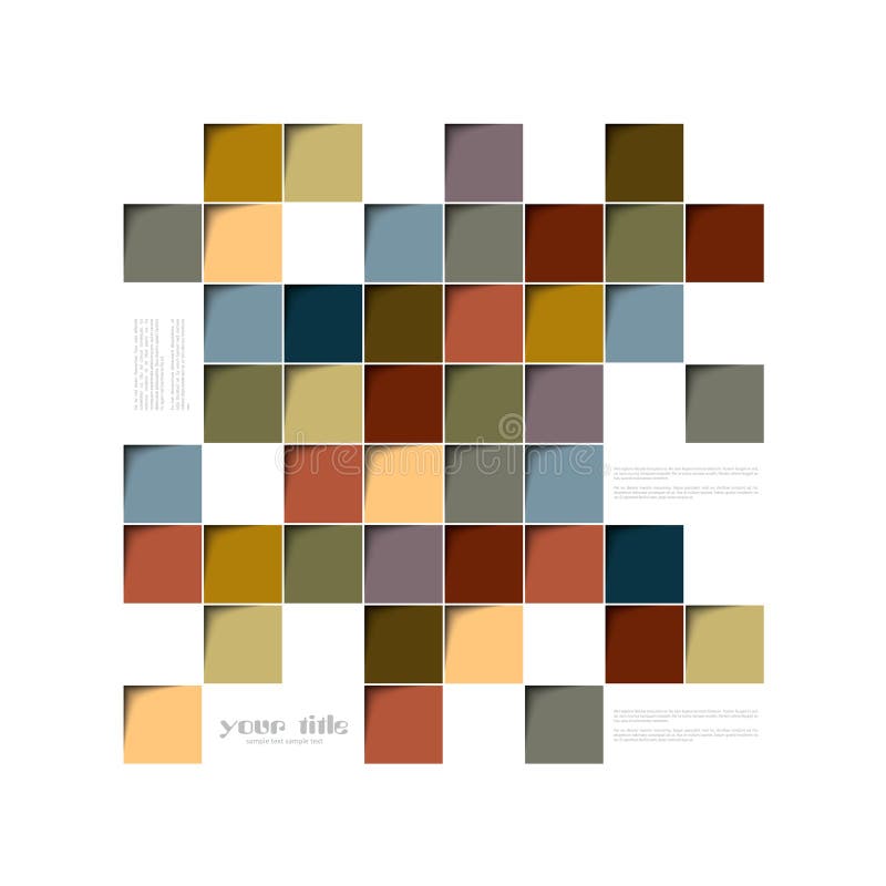 3d square background stock vector. Illustration of modern - 90011303