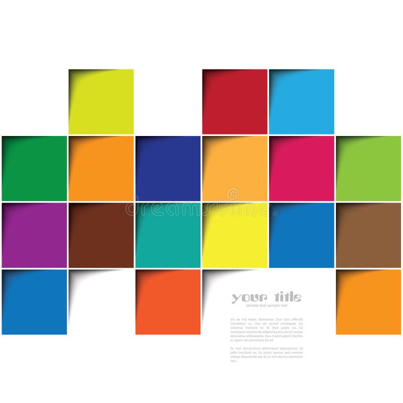 3d square background stock vector. Illustration of graphic - 94657202