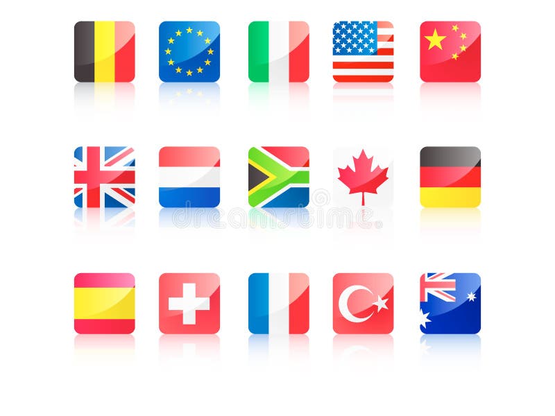 World Political Map stock vector. Illustration of flag - 137485238