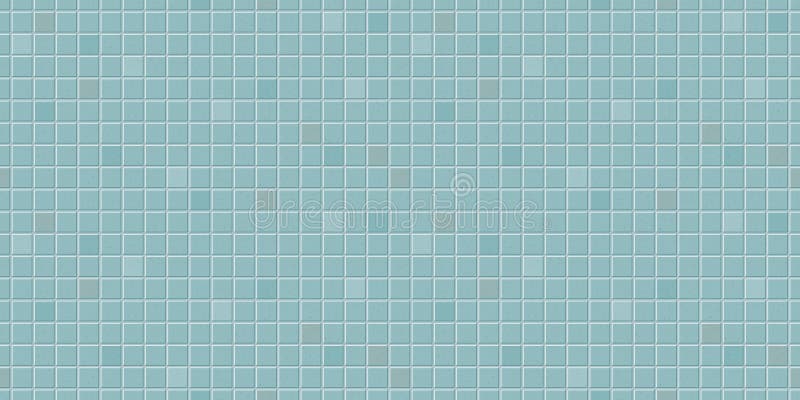 3d Square Tile Mosaic Stone Texture Seamless Pattern Turquoise Color ...