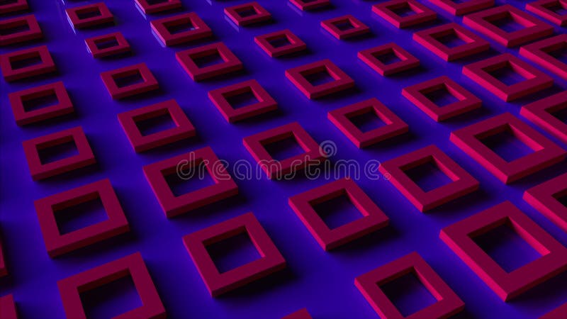 3d squares stock illustration. Illustration of element - 256807907