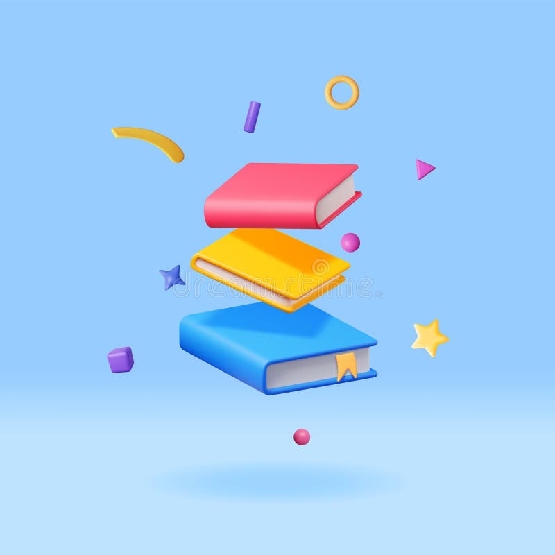 Falling Book Library Stock Illustrations – 370 Falling Book Library ...