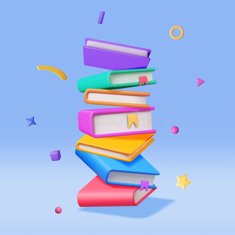 Stack Falling Books Stock Illustrations – 156 Stack Falling Books Stock ...