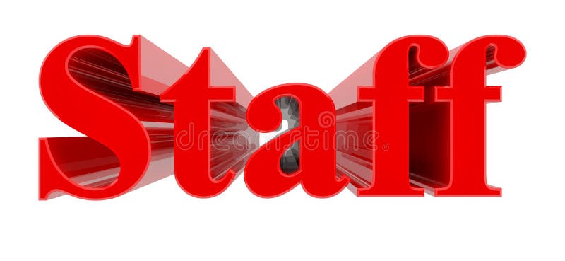 Staff word black vector stock vector. Illustration of symbol - 107104081