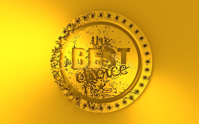 3D stamp icon stock illustration. Illustration of decoration - 95542749