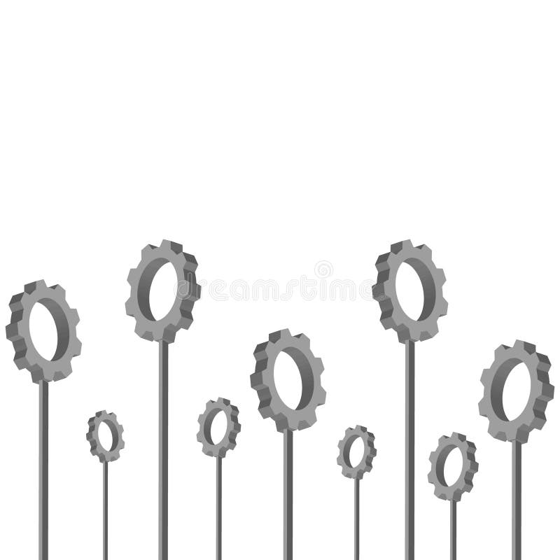 Standing Gears Background Stock Illustrations – 357 Standing Gears ...