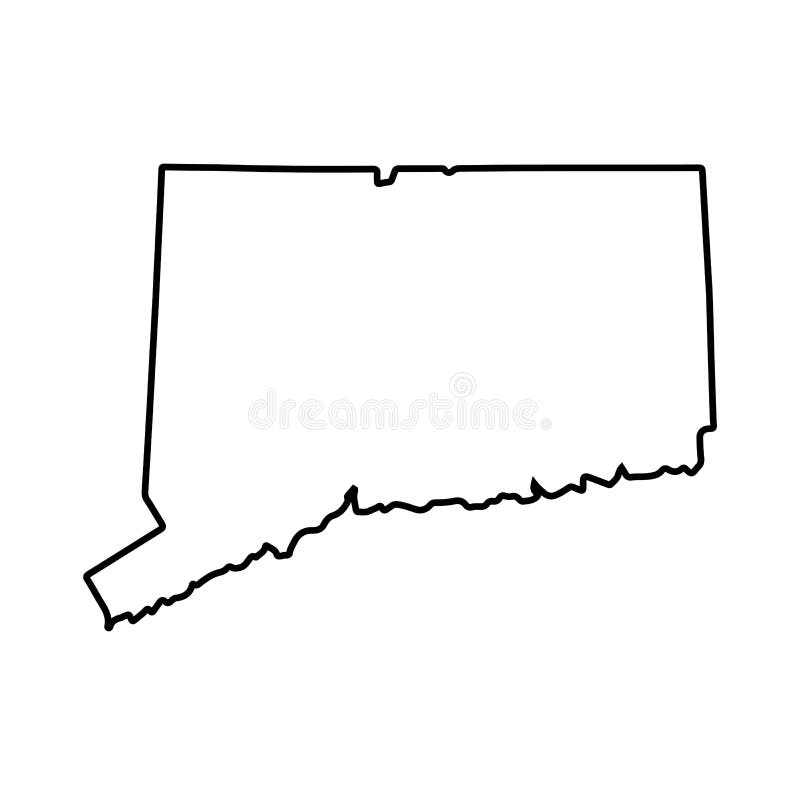 Connecticut Outline Stock Illustrations – 1,403 Connecticut Outline ...