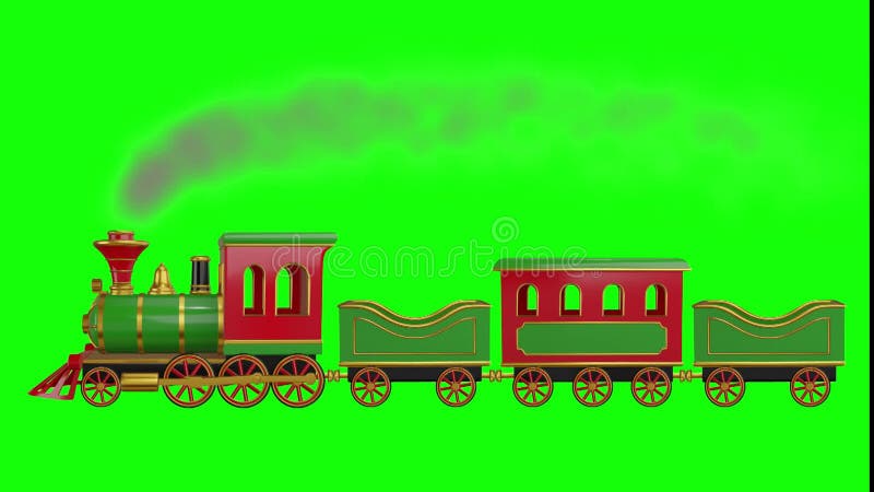 3d Steam Train with Smoke Animation Stock Video - Video of locomotive ...