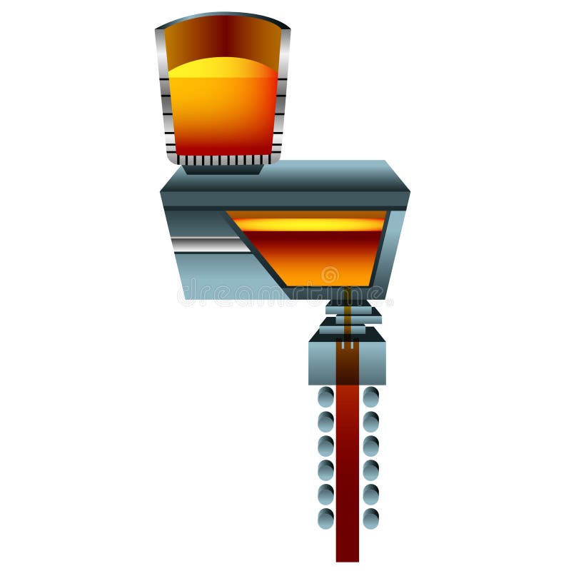 3d Steel Casting stock vector. Illustration of lava, white - 41305764