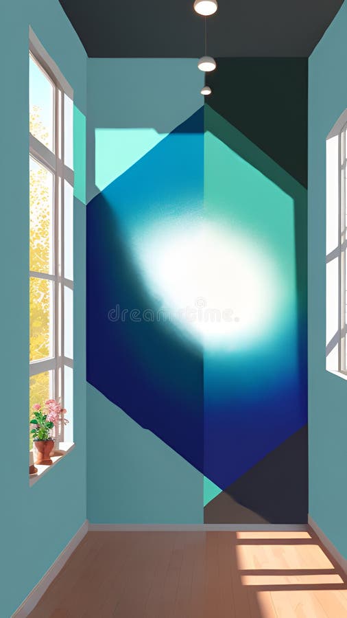 3D Stereoscopic Background Wall Hand-painted 3D Stereoscopic Material ...