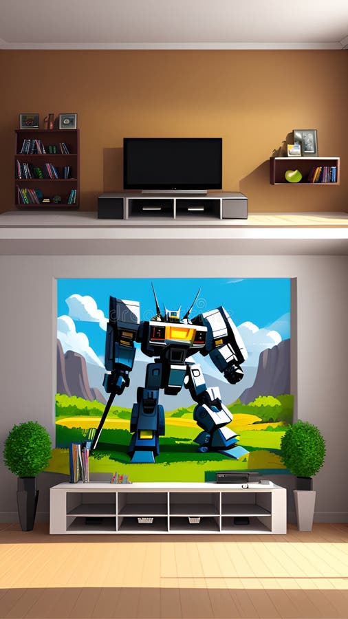 3D Stereoscopic Background Wall Hand-painted 3D Stereoscopic Material ...