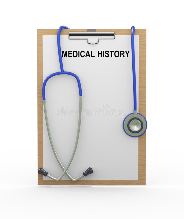 Medical History Doodle Icon, Vector Illustration Stock Illustration ...