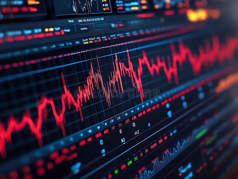 3D Stock Performance Graph with Sharp Contrast and Layers Stock ...