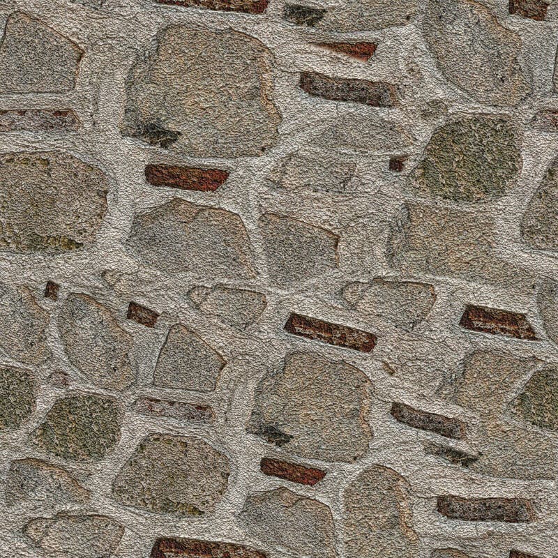 3d stone wall graphic stock illustration. Illustration of symmetric ...