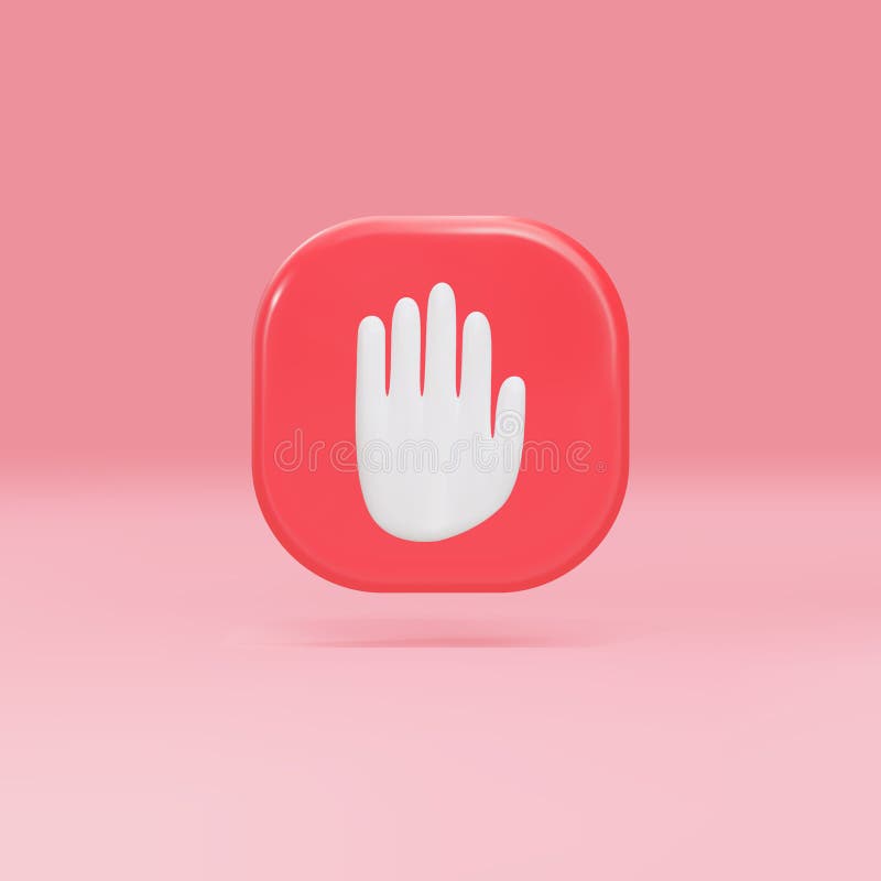 Stop sign and hand stock image. Image of advising, warning - 290575