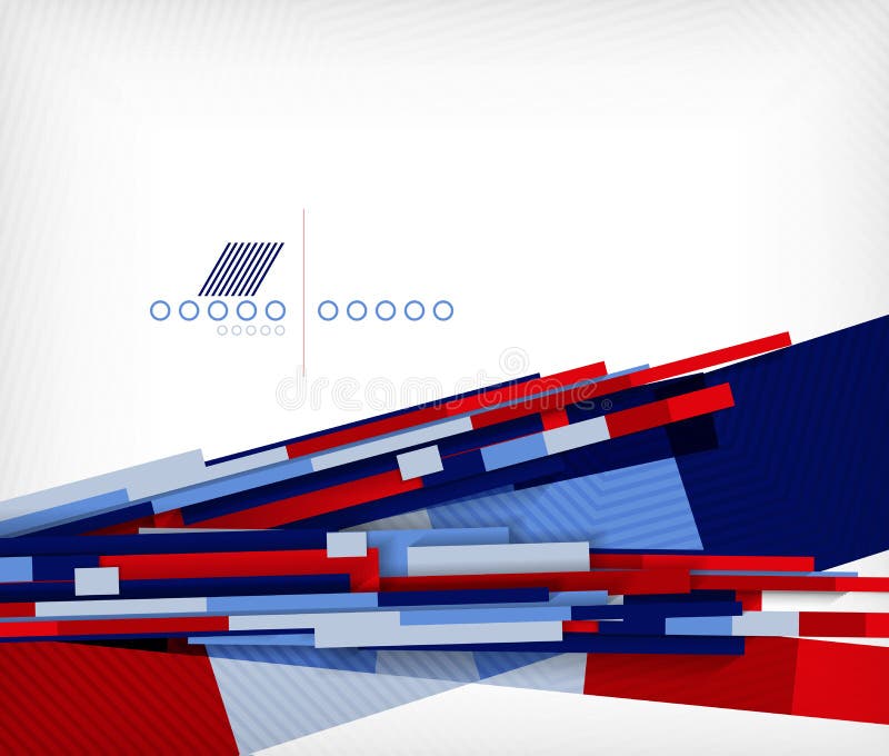 3d Straight Lines Geometric Shape Background Stock Vector ...