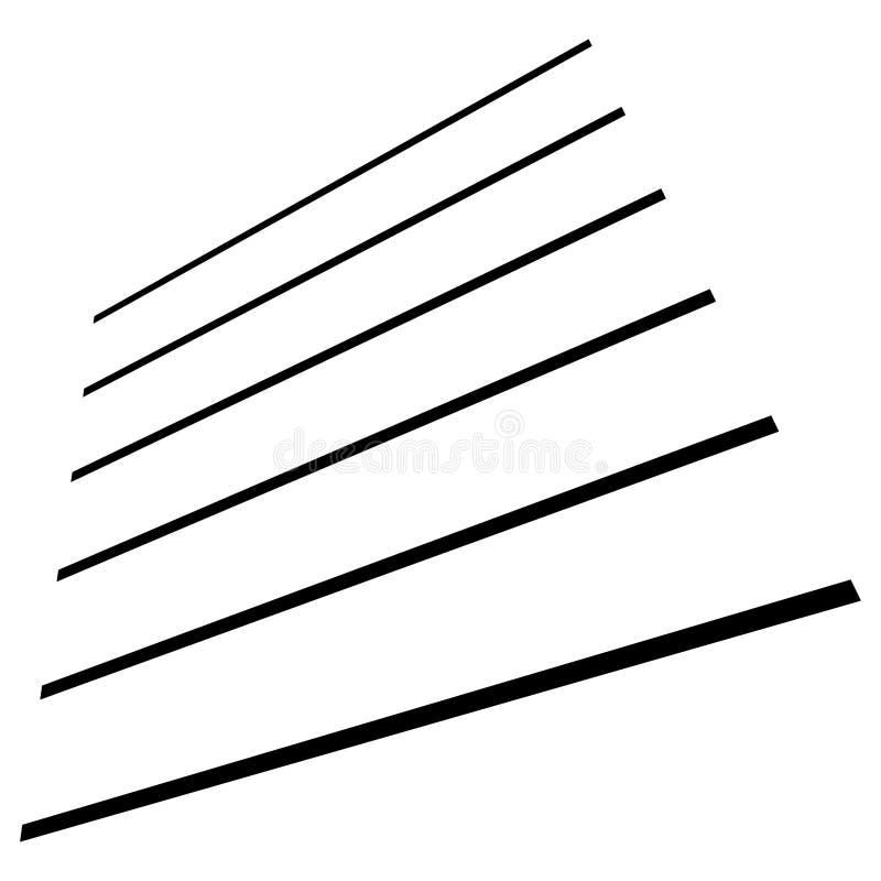 3D Straight, Parallel Dynamic Irregular Lines, Stripes Element. Action ...
