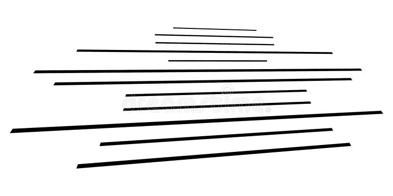 3D Straight, Parallel Dynamic Irregular Lines, Stripes Element. Action ...
