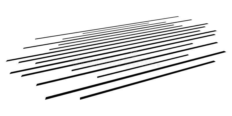 3D Straight, Parallel Dynamic Irregular Lines, Stripes Element. Action ...