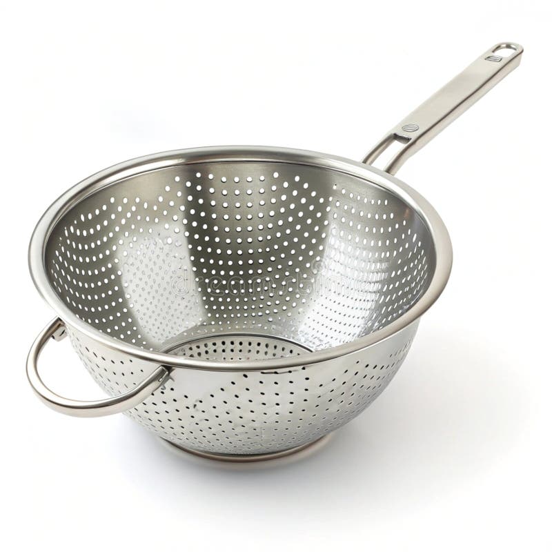 Strainer 3D Icon Isolated on White Background Stock Illustration ...