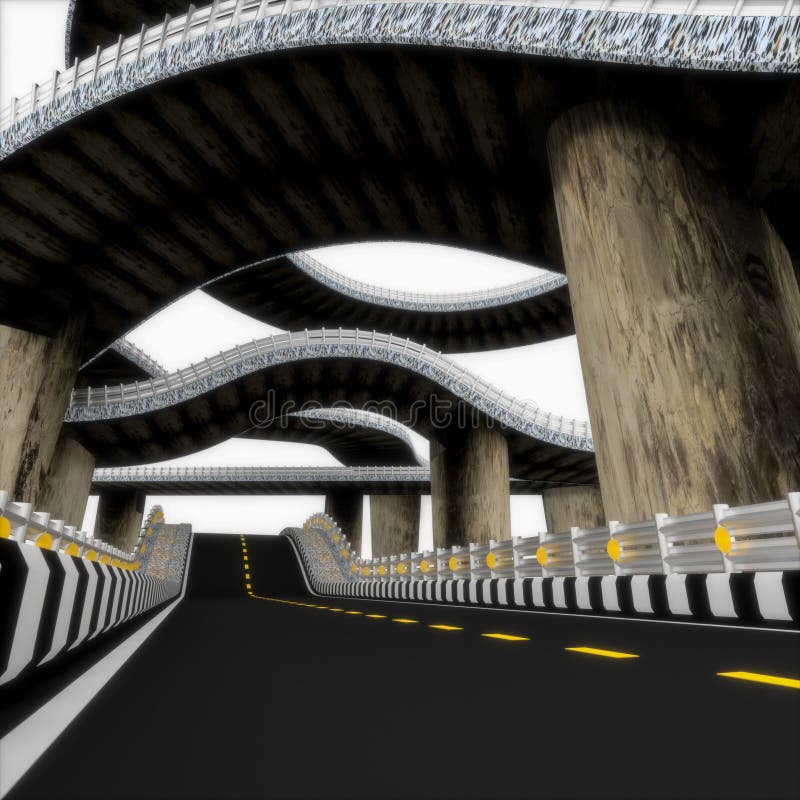 3d street. stock illustration. Illustration of sign, transport - 36027932