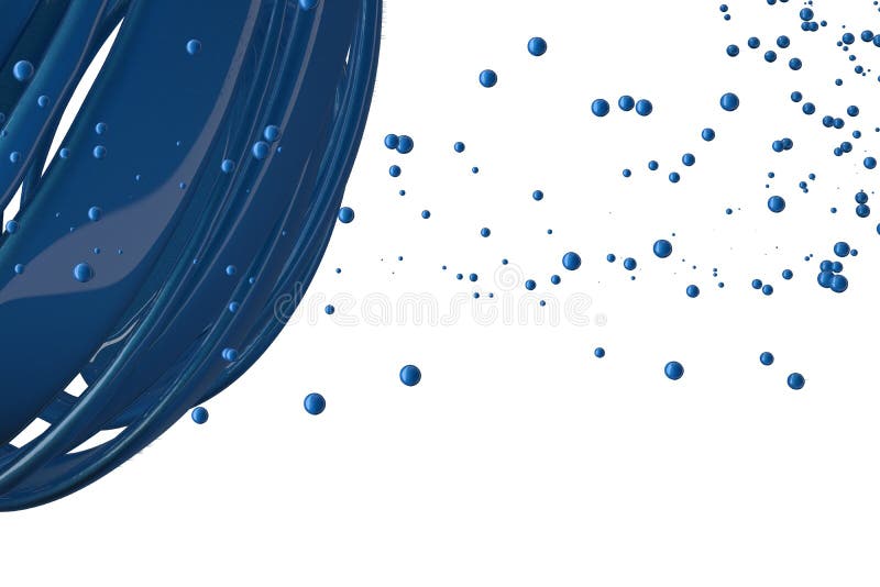 3D Striped Decorative Balls. Stock Illustration - Illustration of ...